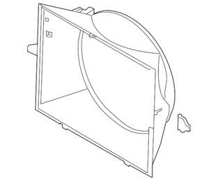 Genuine BMW Fan Shroud - 17117507977 - Modded Euros