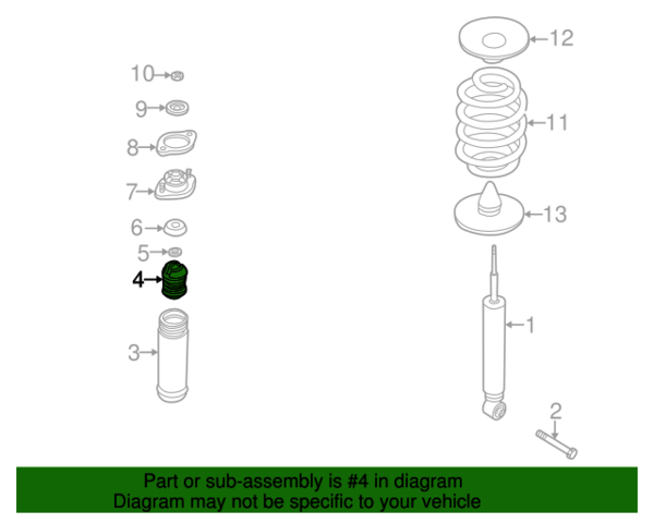 Genuine BMW Shock Absorber Bump Stop - 33536761902 - Modded Euros