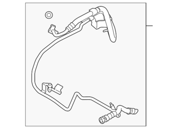 Genuine BMW Power Steering Return Hose - 32416797306 - Modded Euros
