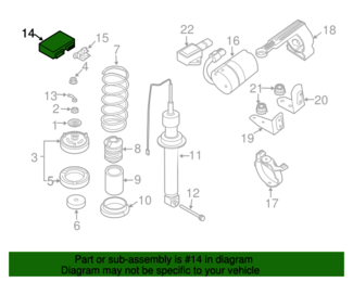 Genuine BMW Electronic Suspension Control Module (M5 M6 Alpina B7 M3 ...