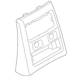 Genuine BMW Center Console Rear - 51167150157 - Modded Euros