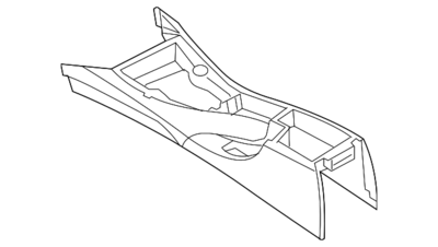 Genuine BMW Overhead Console Front Lower - 51169153213 - Modded Euros