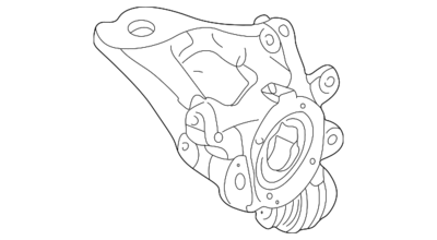 Genuine BMW Suspension Knuckle Left (X5) - 33321095239 - Modded Euros