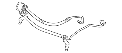 Genuine BMW Power Steering Pressure Hose (X3) - 32413450593 - Modded Euros