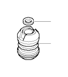 Genuine BMW Shock Bump Stop - 33502290347 - Modded Euros