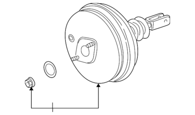 Genuine BMW Power Brake Booster - 34331165541 - Modded Euros