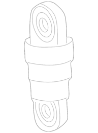 Genuine BMW A/C Belt Tensioner Damper - 11281717210 - Modded Euros