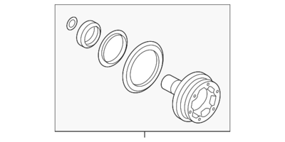 Genuine BMW Drive Flange Output - 33132229972 - Modded Euros