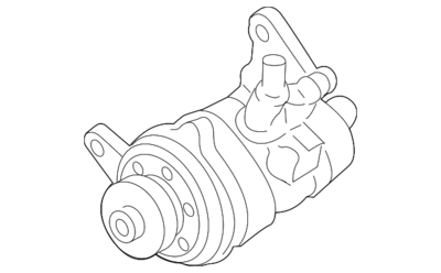 Genuine BMW Power Steering Pump - 32416776172 - Modded Euros