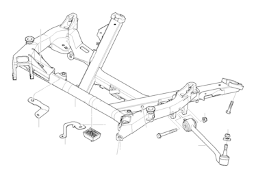 Genuine BMW Control Arm - 31122343353 - Modded Euros