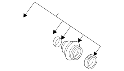 Genuine BMW CV Joint Boot Kit - 31607529204 - Modded Euros