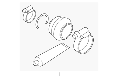 Genuine BMW CV Joint Boot Kit - 31607606091 - Modded Euros