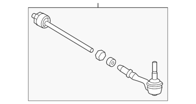Genuine BMW Tie Rod Assembly - 32106787472 - Modded Euros