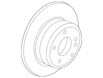 Genuine BMW Brake Disc - 34216795318 - Modded Euros