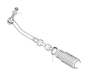 Genuine BMW Tie Rod Assembly - 32111094674 - Modded Euros