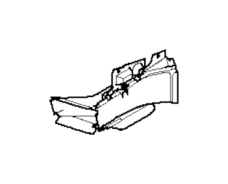 Genuine BMW Brake Air Duct - 51717896408 - Modded Euros