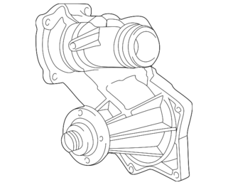 Genuine BMW Water Pump - 11510393340 - Modded Euros