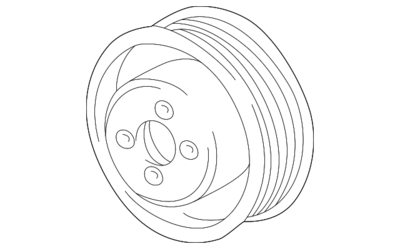 Genuine BMW Plastic Water Pump Pulley - 11511730554 - Modded Euros