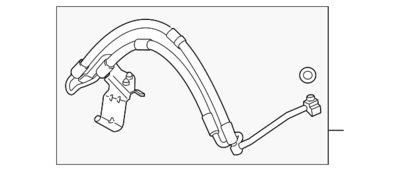 Genuine BMW Power Steering Pressure Hose - 32416786573 - Modded Euros