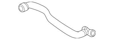 Genuine BMW Radiator Coolant Hose Lower (540i) - 11531711377 - Modded Euros