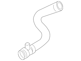 Genuine BMW Radiator Hose - 17123424499 - Modded Euros