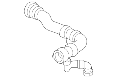 Genuine BMW Radiator Hose - 17127519255 - Modded Euros