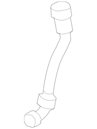 Genuine BMW Engine Coolant Hose Cooler - 17227575387 - Modded Euros