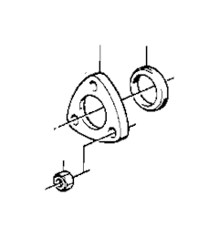 Genuine BMW Exhaust Pipe Flange Gasket (525i 530i) - 18111723532 ...
