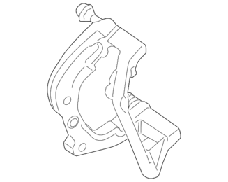 Genuine BMW Disc Brake Caliper Bracket Rear Right (M5 M6) - 34217849386 ...