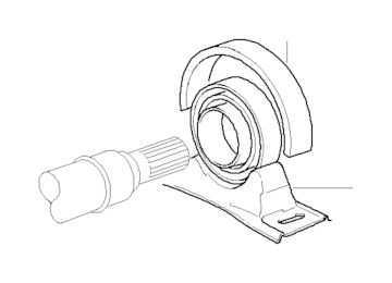Genuine BMW Drive Shaft Center Support - 26121229242 - Modded Euros