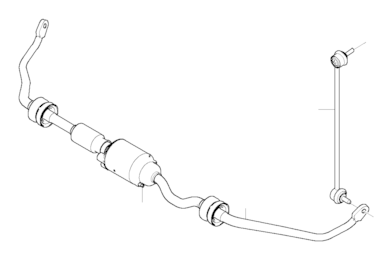 Genuine BMW Sway Bar Link - 31306781546 - Modded Euros