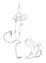 Genuine BMW Strut Assembly (E83) - 31313453521 - Modded Euros