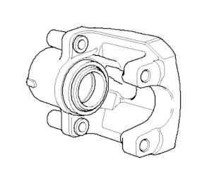 Genuine BMW Brake Caliper - 34216758058 - Modded Euros