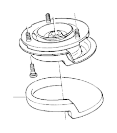 Genuine BMW Strut Mount - 31331139436 - Modded Euros