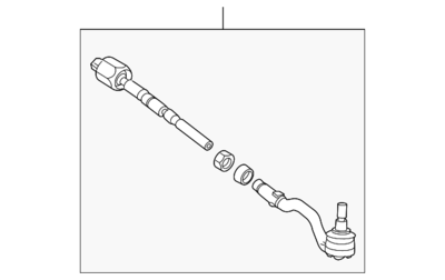 Genuine BMW Tie Rod Assembly - 32106793496 - Modded Euros