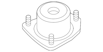 Genuine BMW Shock Mount (X5 X6) - 33526788779 - Modded Euros