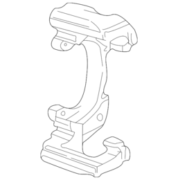 Genuine BMW Disc Brake Caliper Bracket Front (X5) - 34116768437 ...