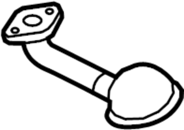 Genuine BMW Engine Oil Pump Pickup Tube - 11418513665 - Modded Euros