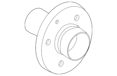 Genuine BMW Wheel Hub - 33416765566 - Modded Euros