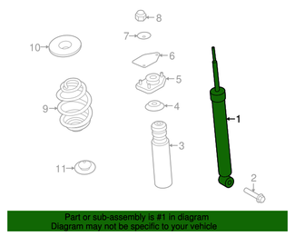 Genuine BMW Shock Absorber (E89) - 33526784950 - Modded Euros