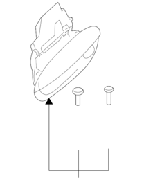 Genuine BMW Interior Door Handle Left Outer (Z4) - 51217197323 - Modded ...