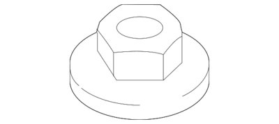 Genuine BMW Hex Nut (Bm6-8-Zns3) - 07129904870 - Modded Euros