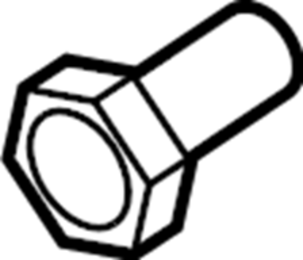 Genuine BMW Vacuum Pump Mounting Screw - 07129907292 - Modded Euros