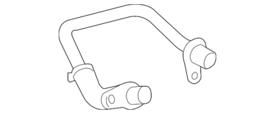 Genuine BMW Turbocharger Coolant Return Line - 11537583903 - Modded Euros
