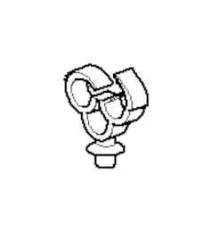 Genuine BMW Pipe Support - 11721432400 - Modded Euros