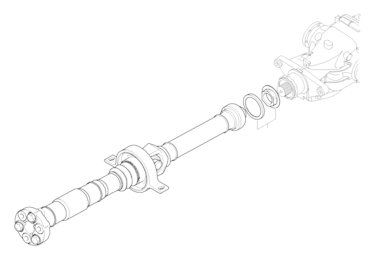 Genuine BMW Propeller Shaft Twin-Clutch Gearbox (L=1182Mm ...