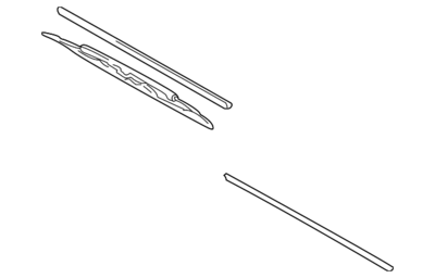 Genuine BMW Windshield Wiper Blade Set - 61619070579 - Modded Euros