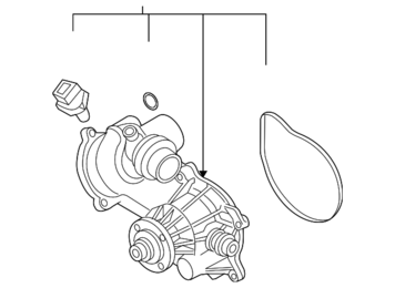 Genuine BMW Water Pump - 11517586779 - Modded Euros