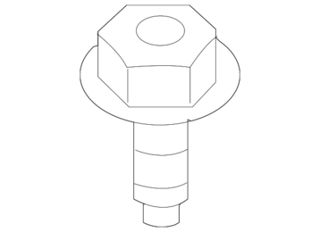 Genuine BMW Hex Bolt With Washer - 07147031946 - Modded Euros