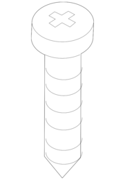 Genuine BMW Sheet Metal Screw Silver (St48X19) - 07119905134 - Modded Euros